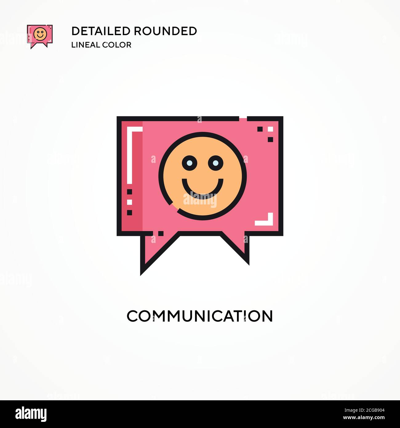 Communication vector icon. Modern vector illustration concepts. Easy to ...