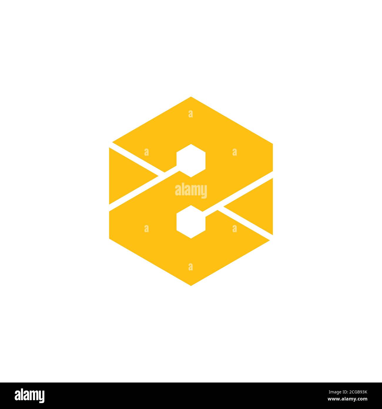 letter z hexagonal geometric logo vector Stock Vector Image & Art - Alamy