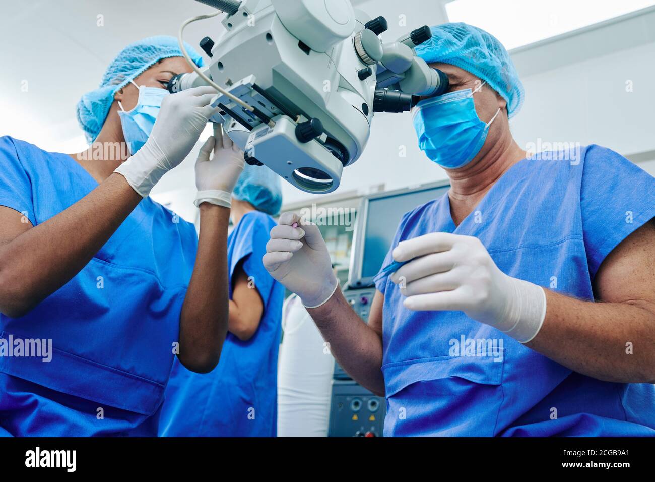 Laser eye vision correction Stock Photo - Alamy