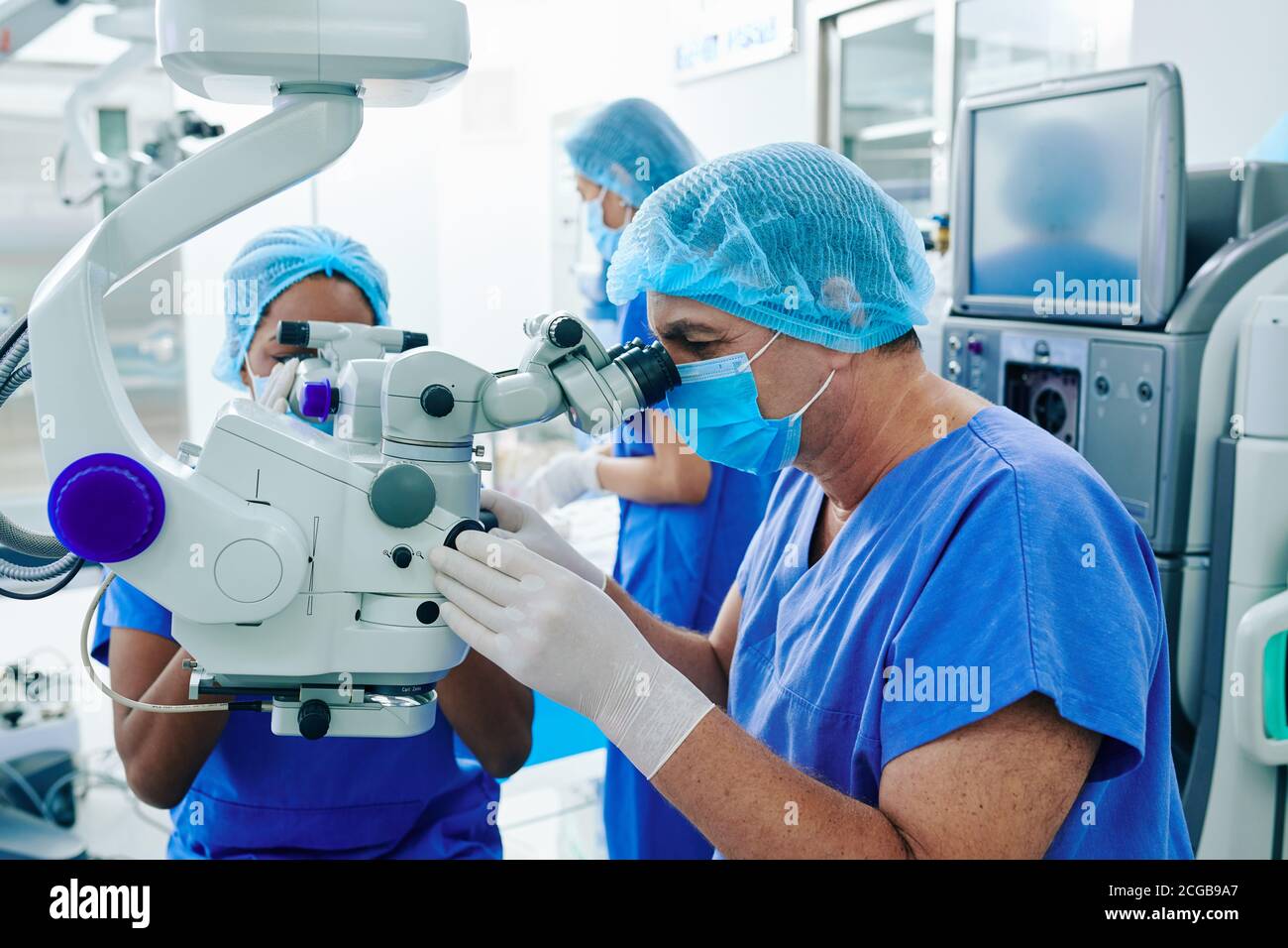Laser eye vision correction Stock Photo - Alamy