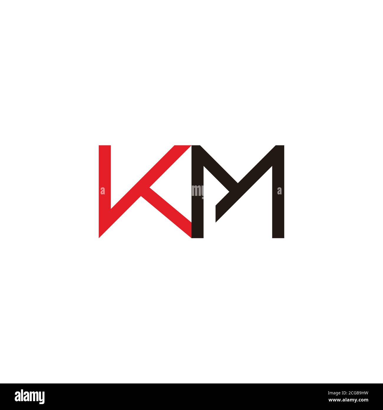 Km marketing logo Stock Vector Images - Alamy