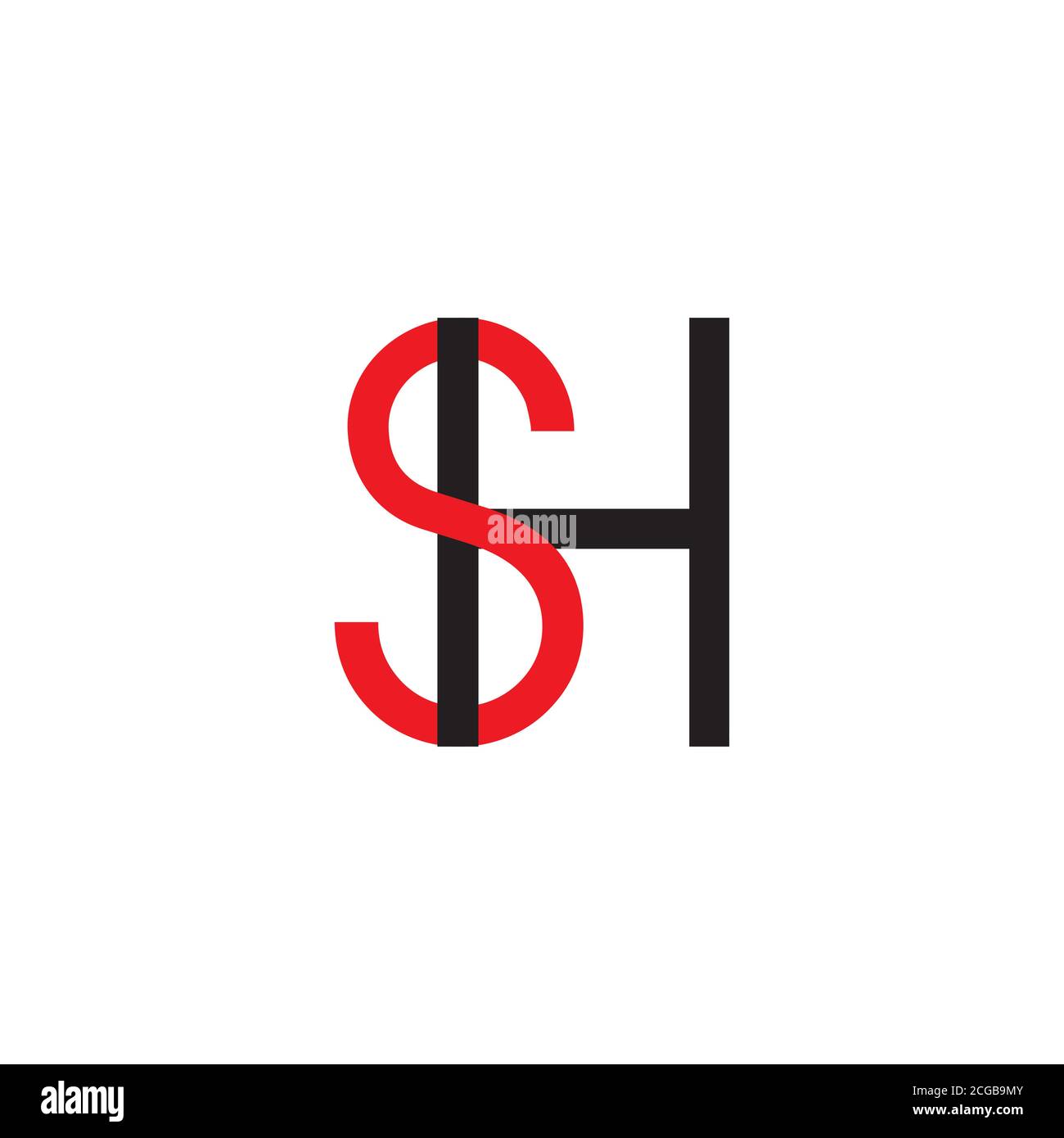 Sh letters Stock Vector Images - Alamy