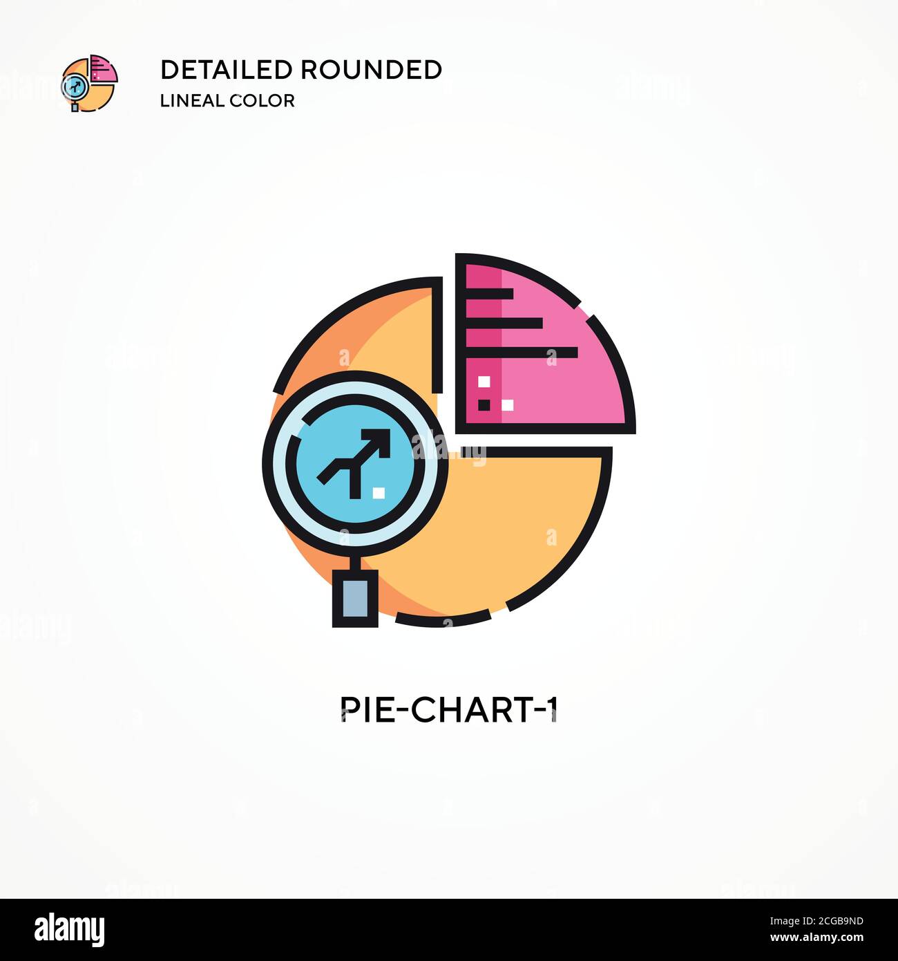 1 3 pie chart hi-res stock photography and images - Alamy