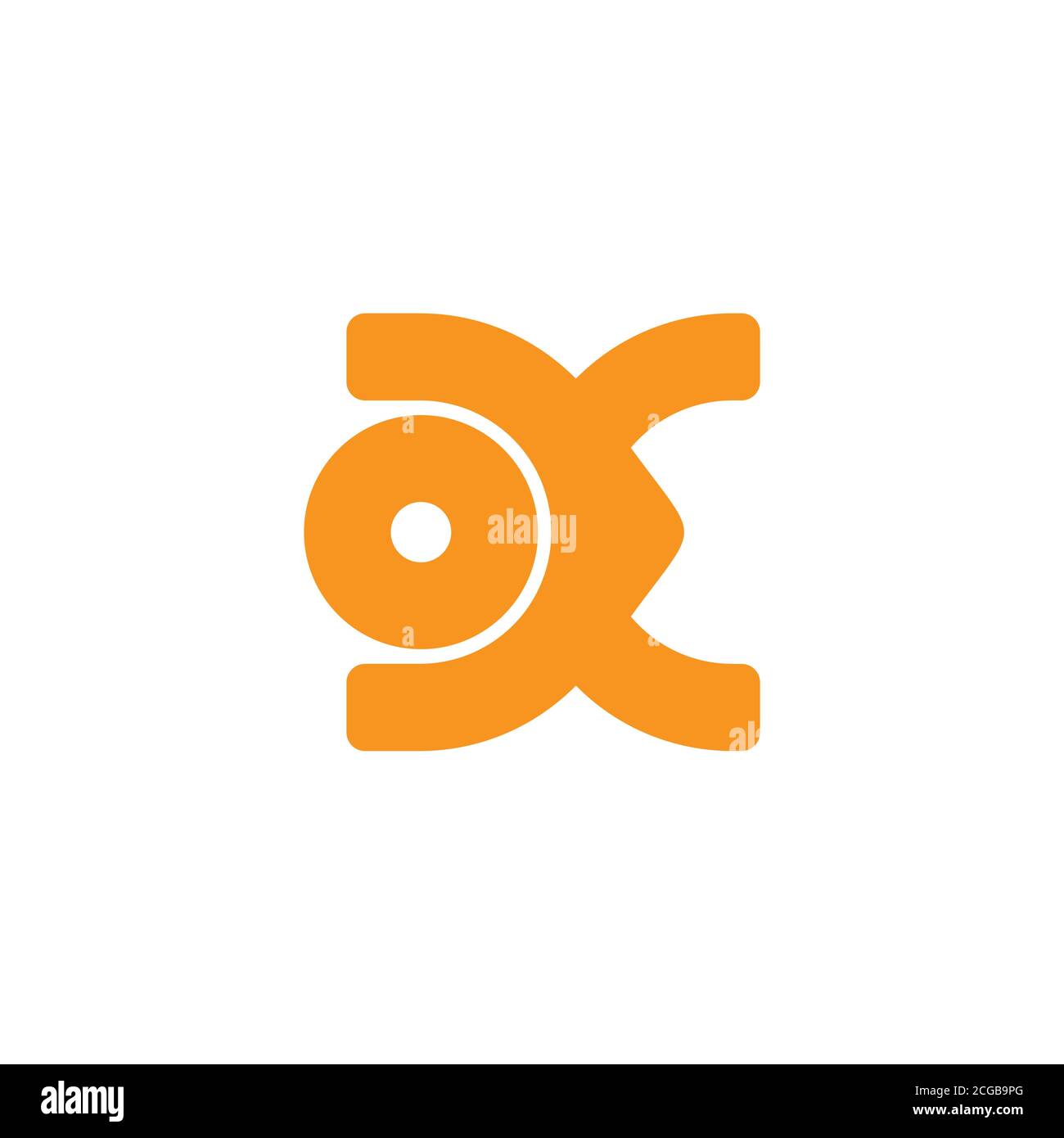 abstract letter dc simple geometric line unique logo vector Stock ...