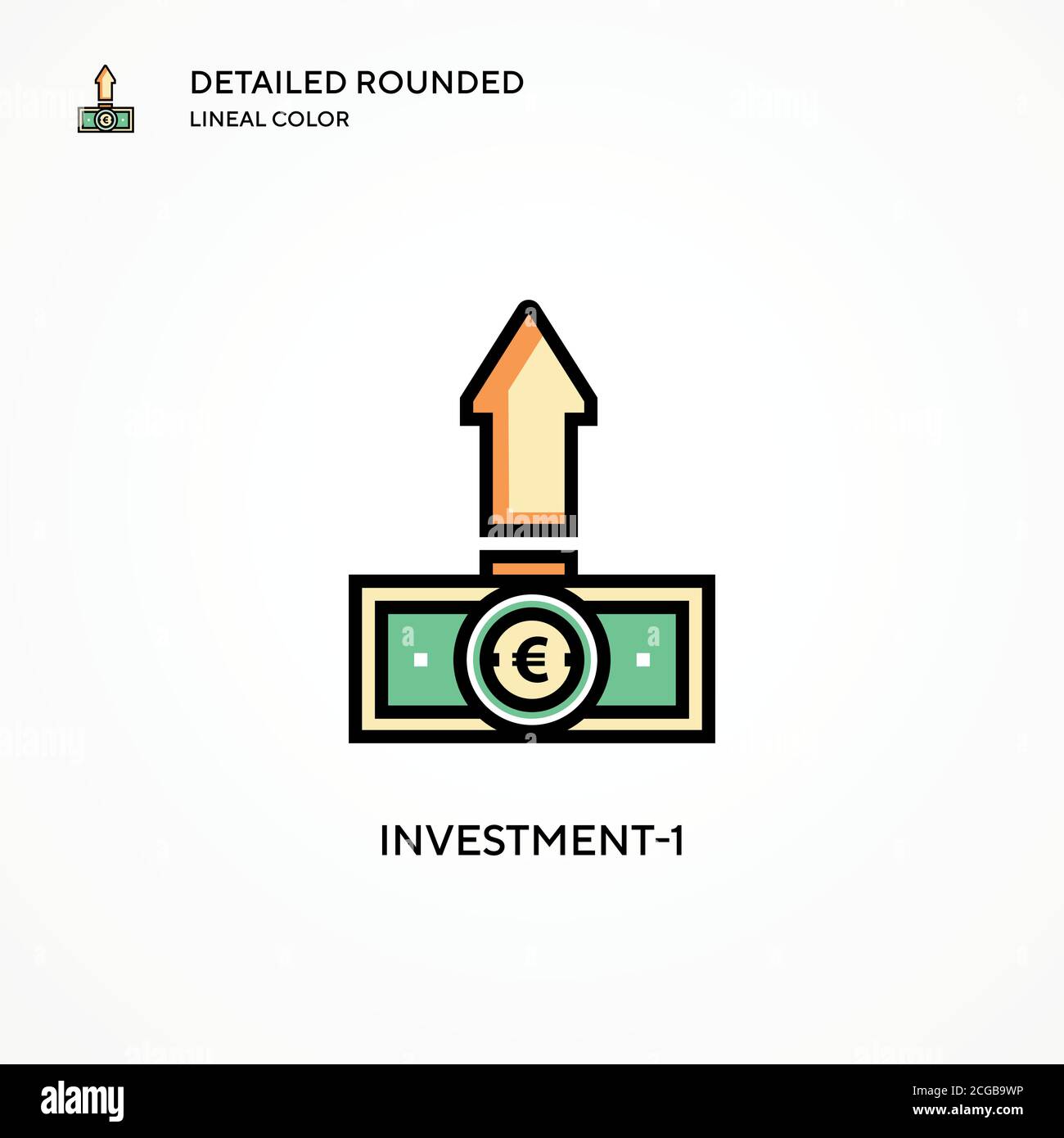 Investment-1 vector icon. Modern vector illustration concepts. Easy to ...