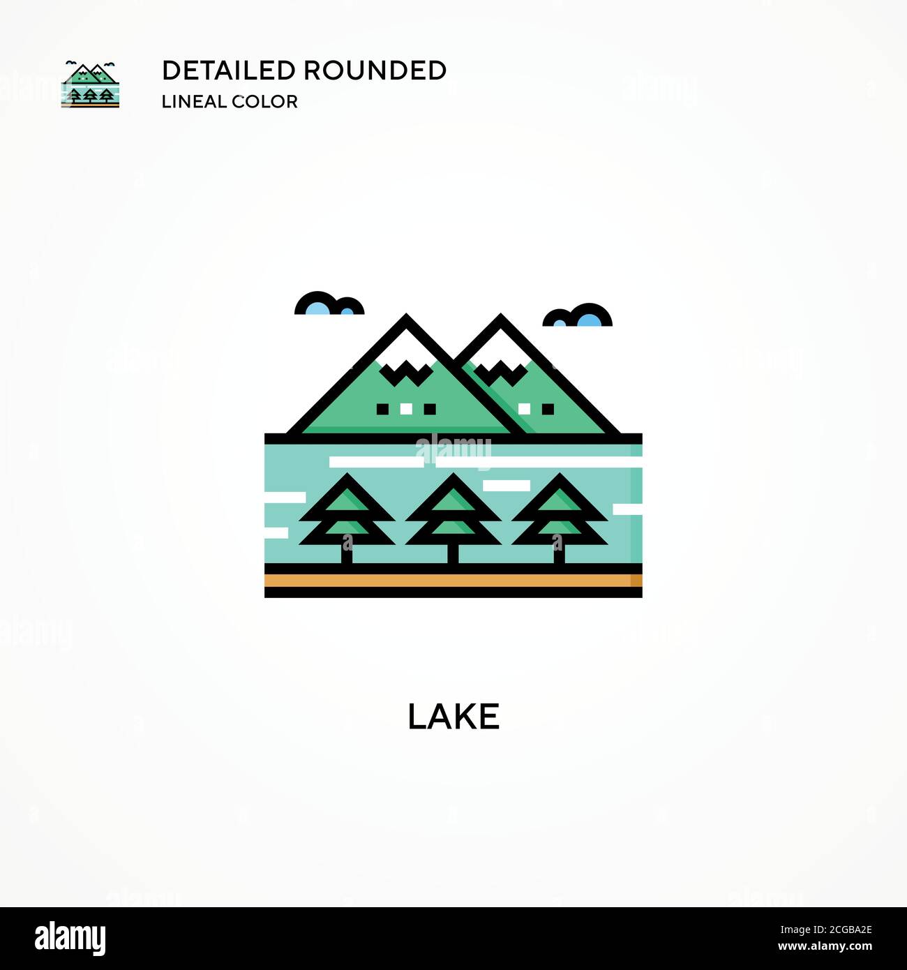 Most beautiful lakes Stock Vector Images - Alamy