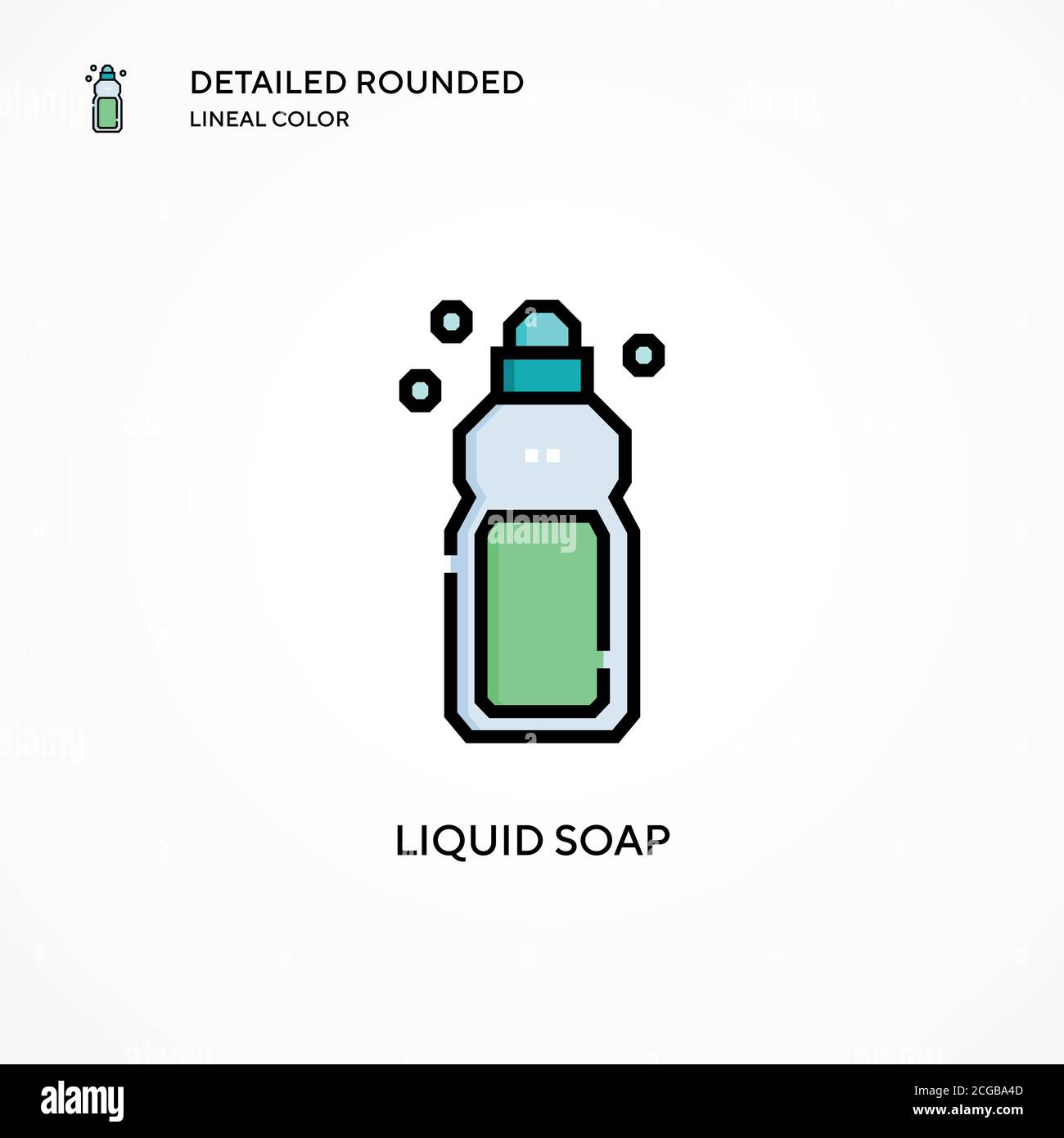 Liquid soap vector icon. Modern vector illustration concepts. Easy to ...