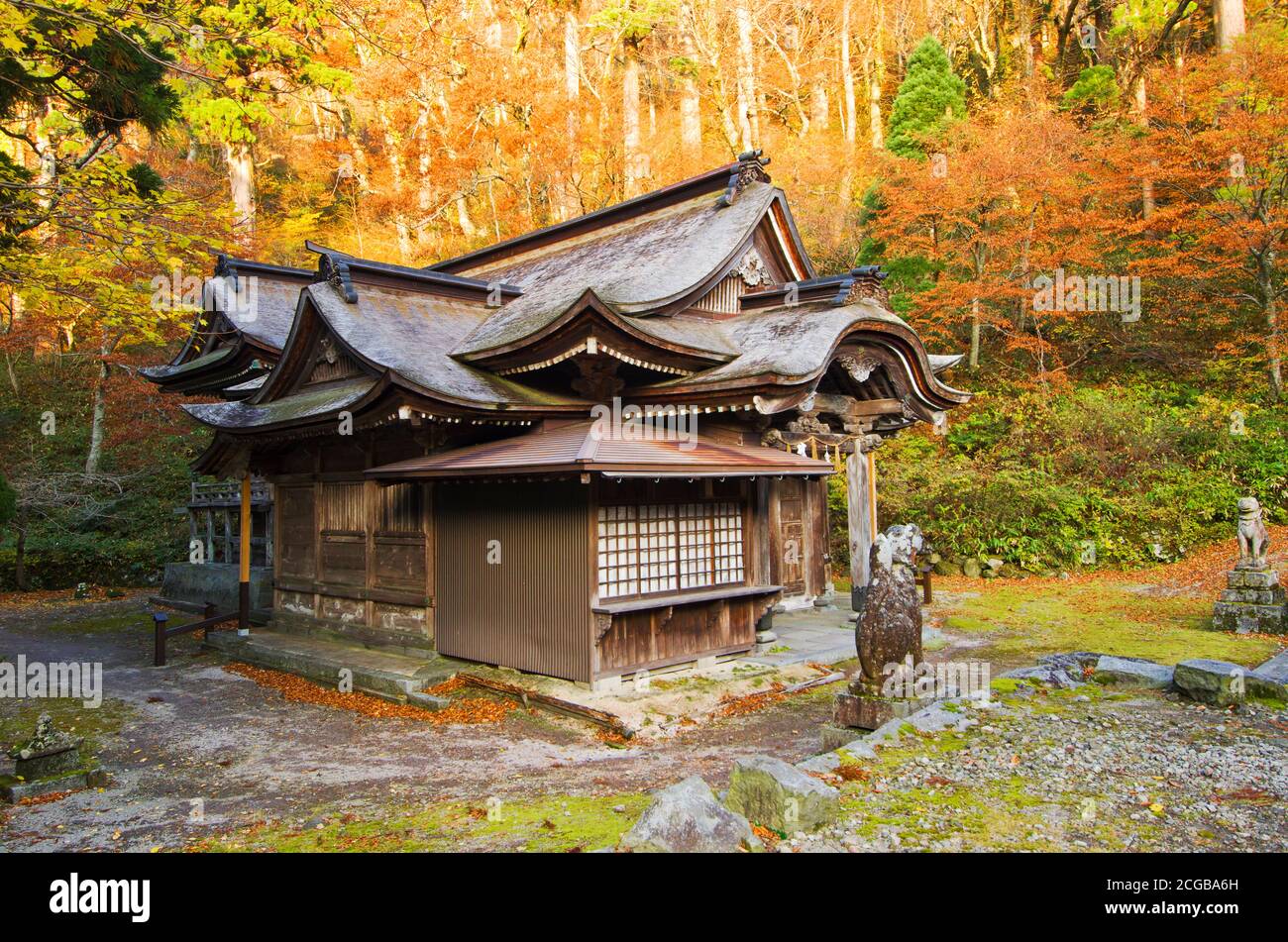 Daisen temple near Mt. Daisen, Tottori, Japan Stock Photo - Alamy