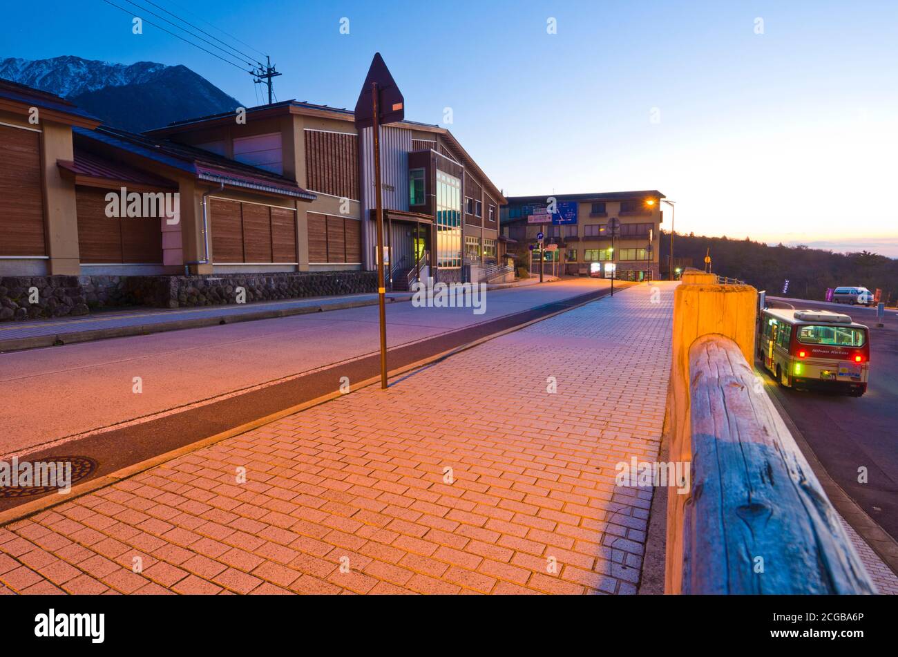 Daisen ryokan village, Tottori, Japan Stock Photo - Alamy