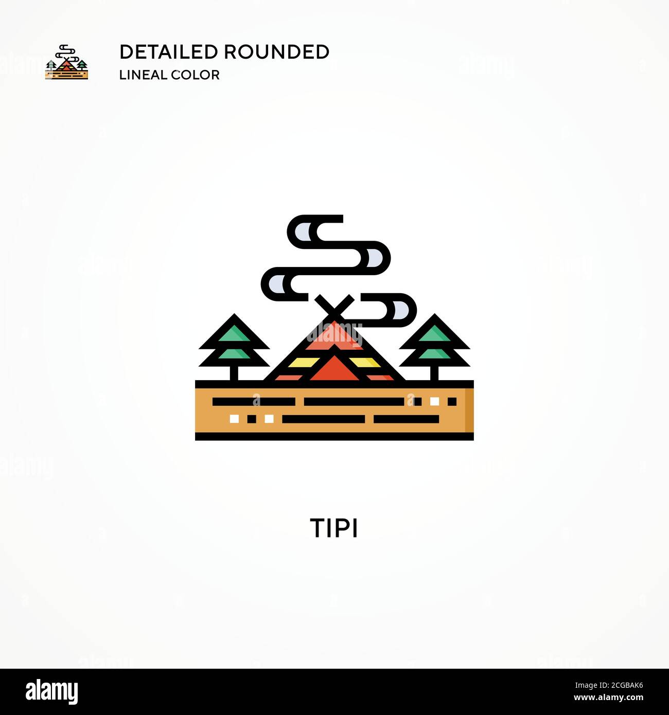 Tipi vector icon. Modern vector illustration concepts. Easy to edit and ...