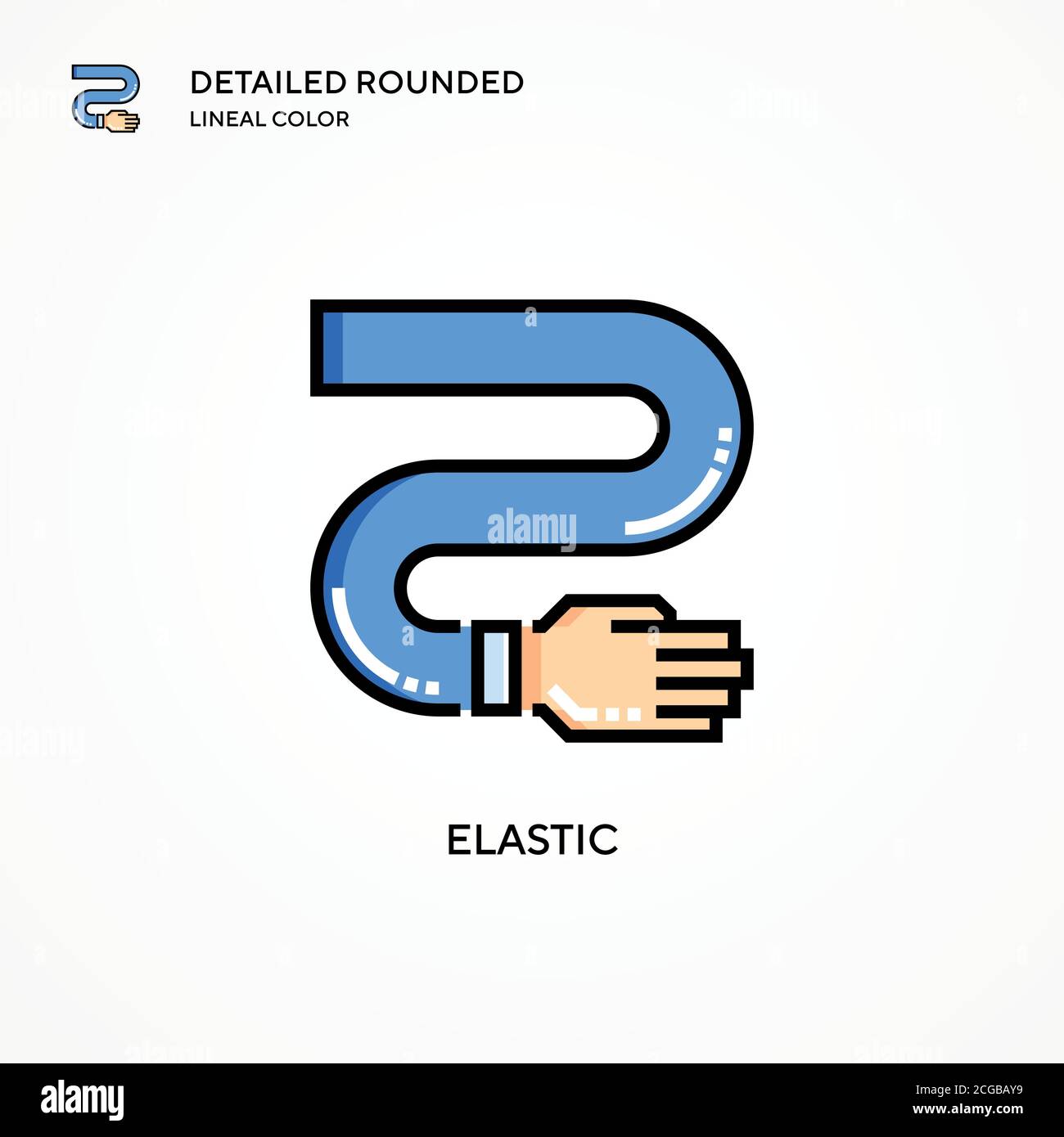 Elastic vector icon. Modern vector illustration concepts. Easy to edit ...