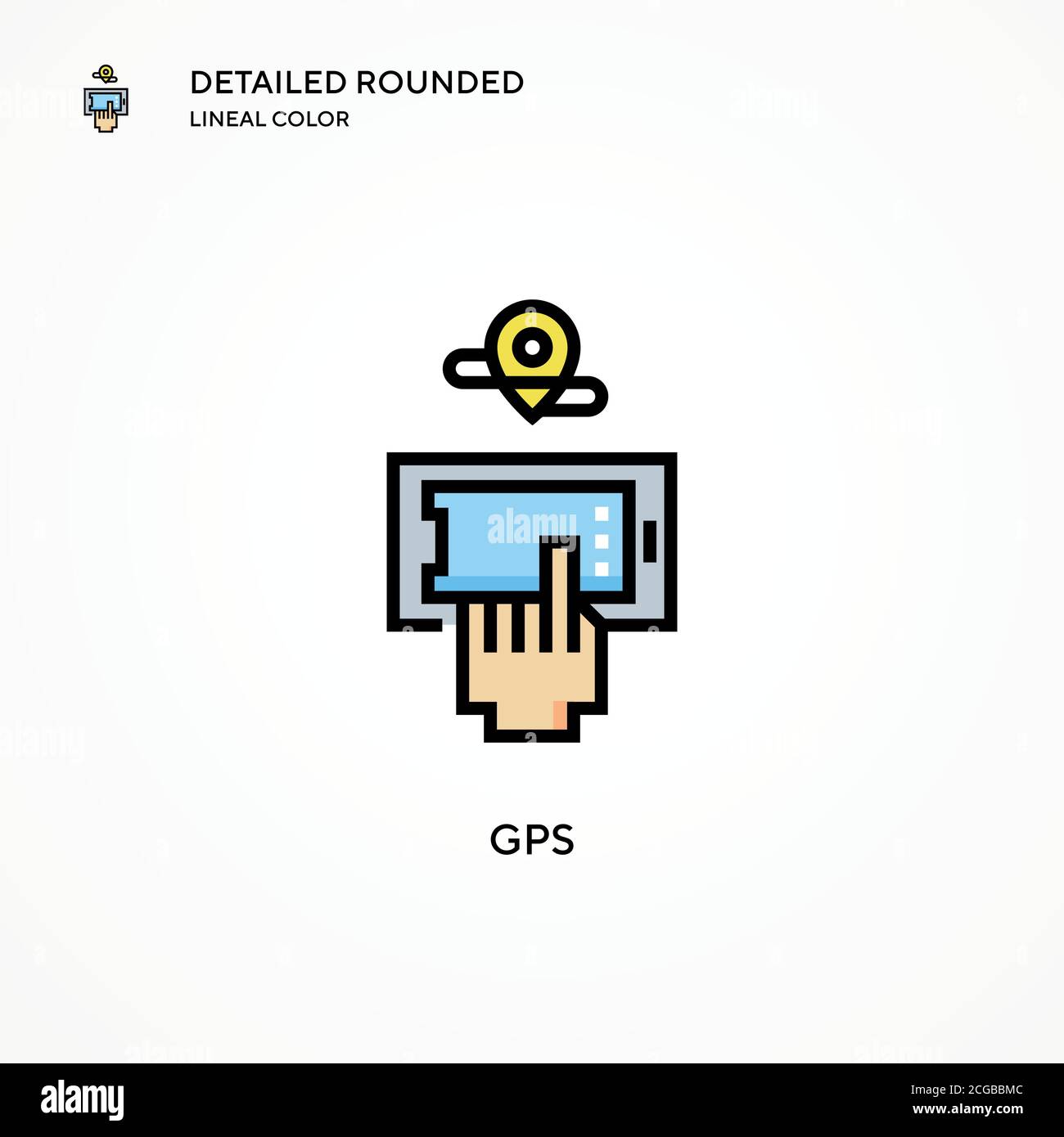 Gps vector icon. Modern vector illustration concepts. Easy to edit and ...