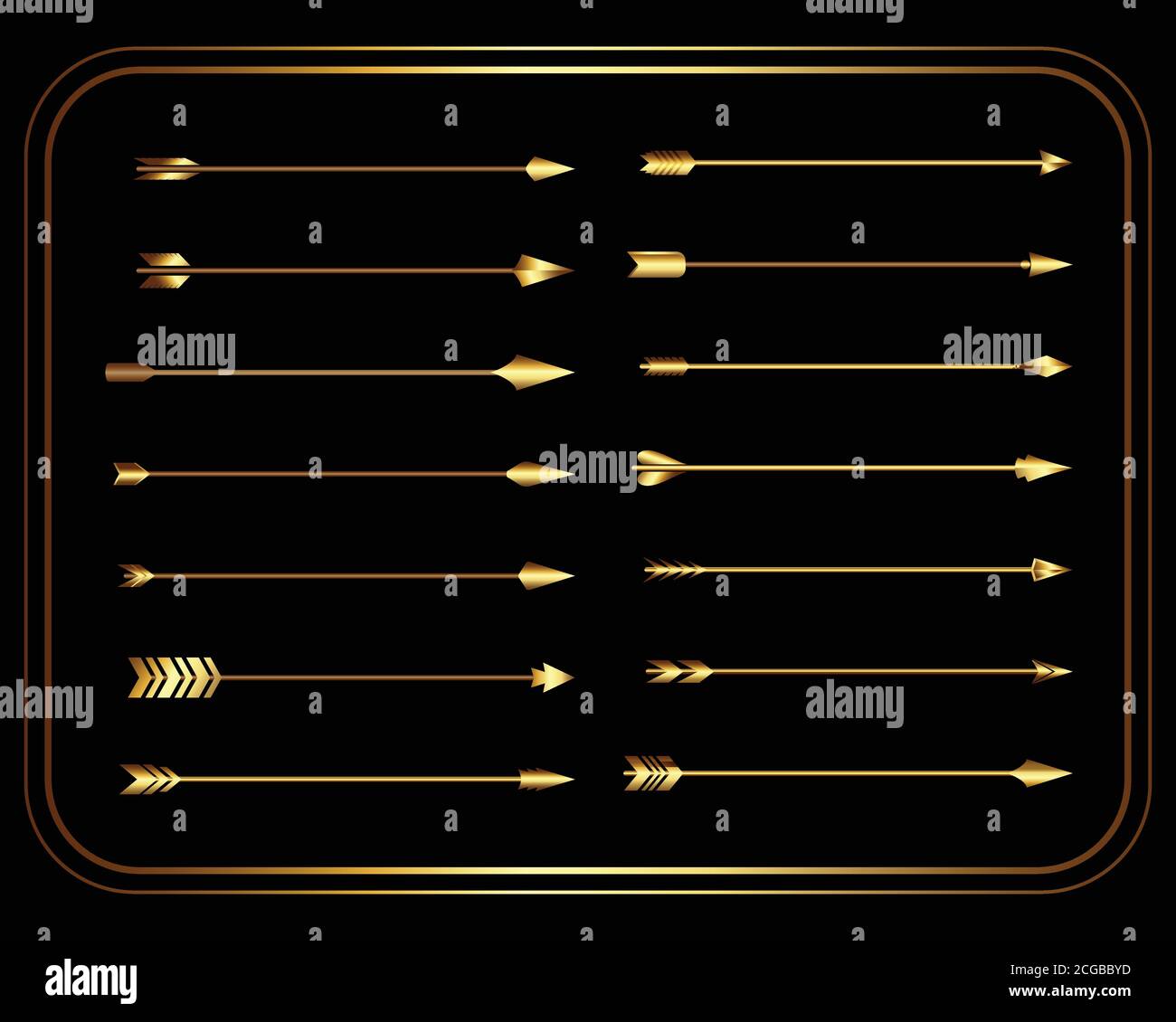 Ancient Arrows Stock Vector Images - Alamy