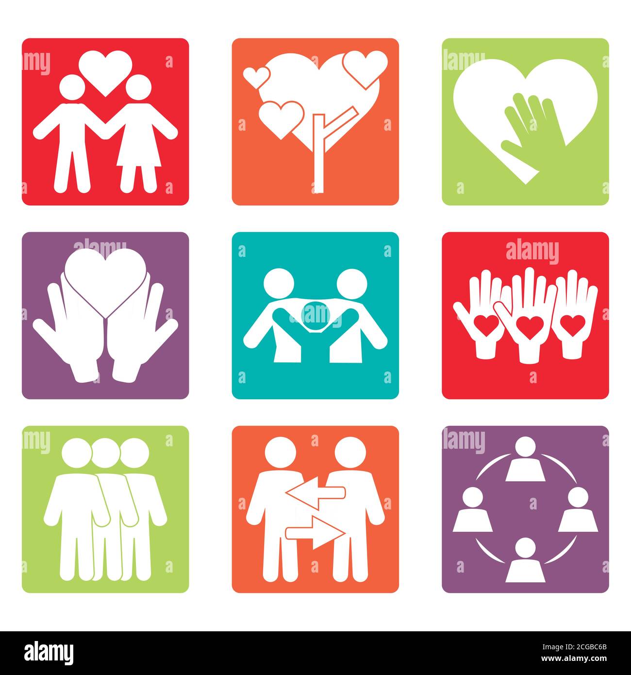 Friendly relations Stock Vector Images - Alamy