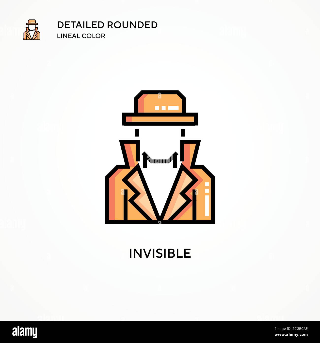 Invisible vector icon. Modern vector illustration concepts. Easy to ...