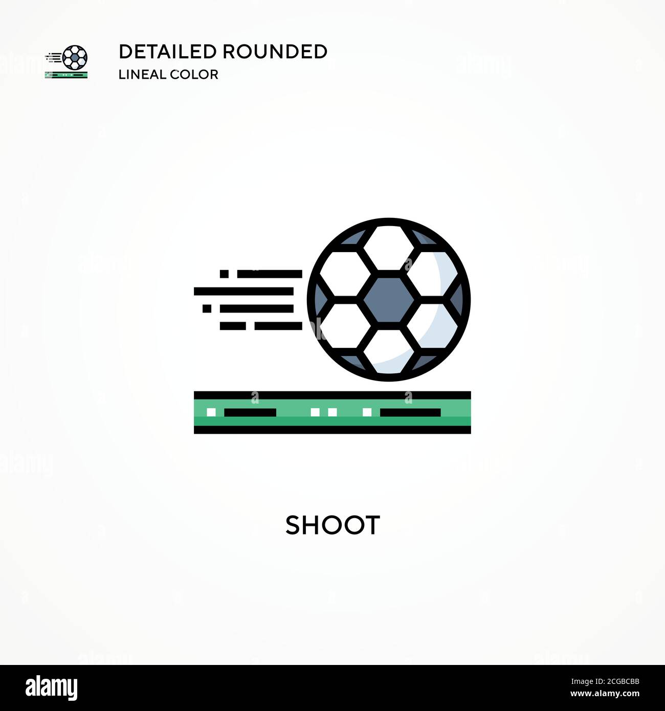 Shoot vector icon. Modern vector illustration concepts. Easy to edit ...