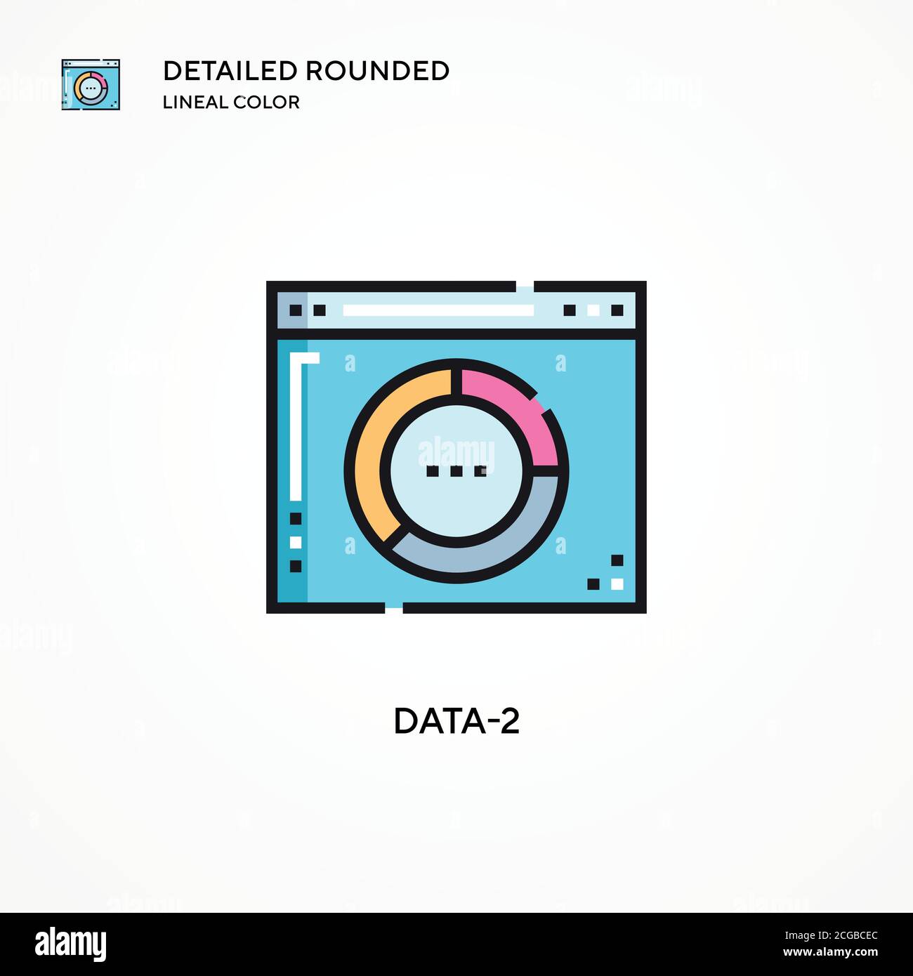 Data-2 vector icon. Modern vector illustration concepts. Easy to edit ...