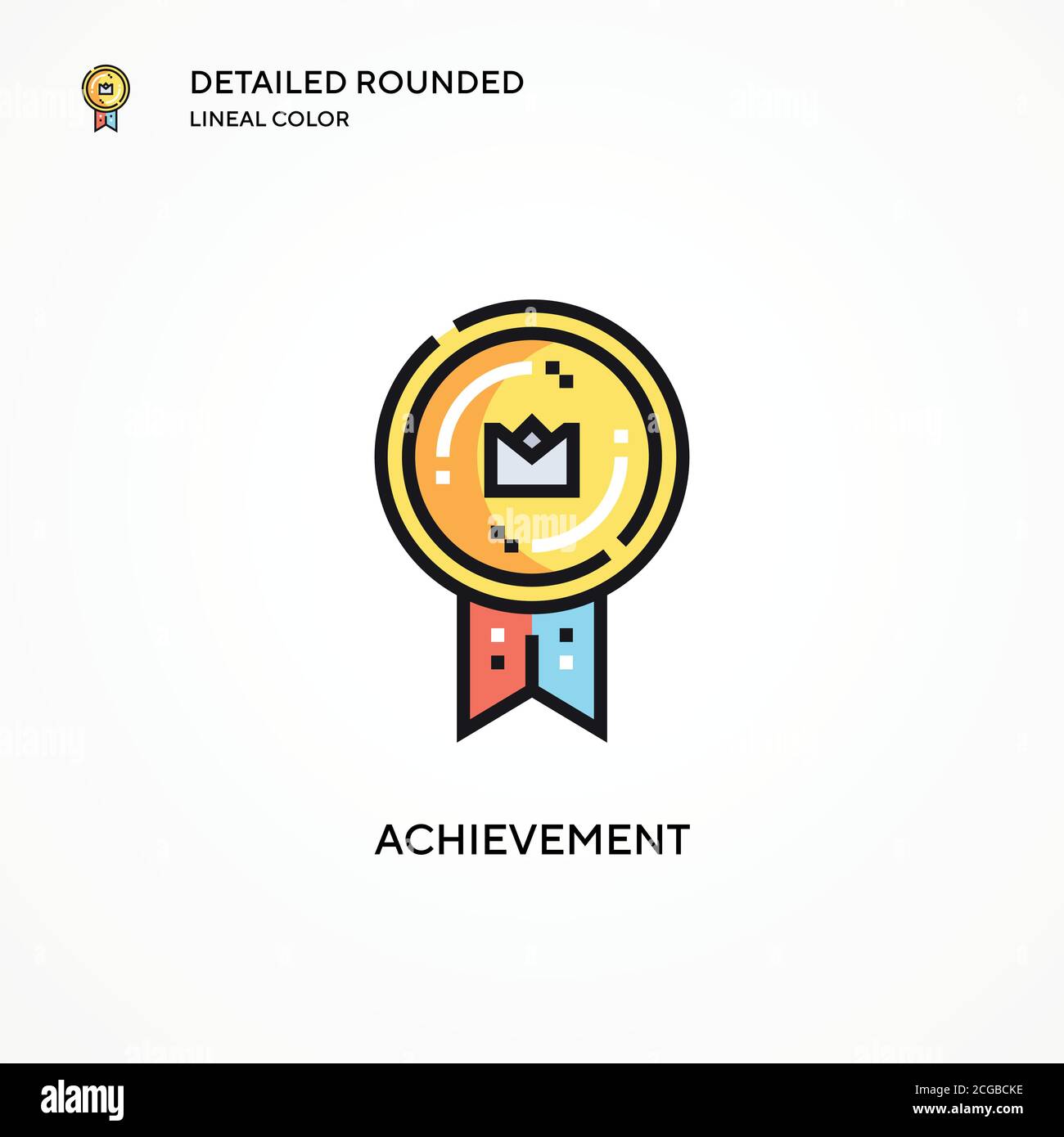 Achieve concepts illustration Stock Vector Images - Alamy