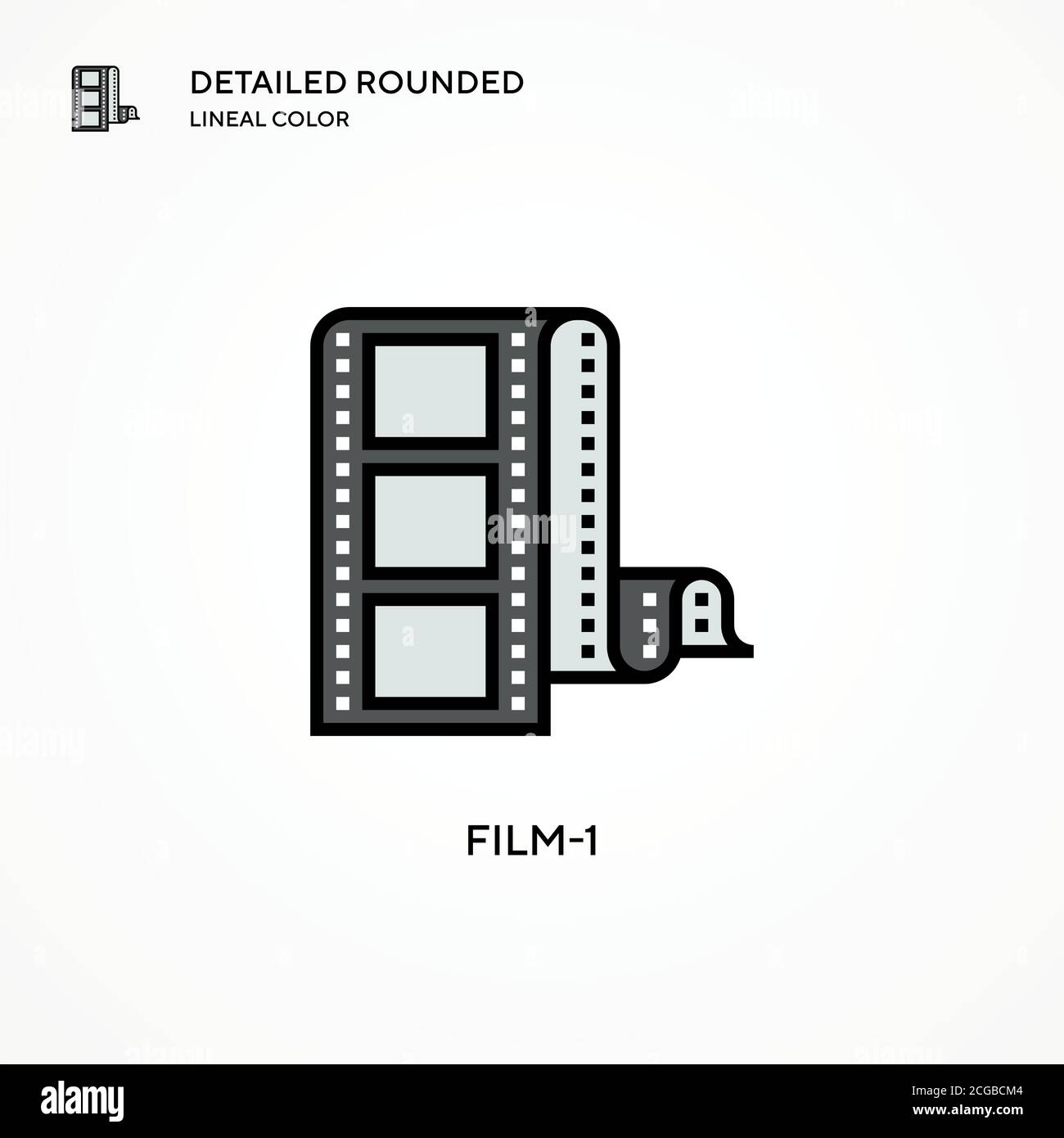 Film-1 vector icon. Modern vector illustration concepts. Easy to edit ...