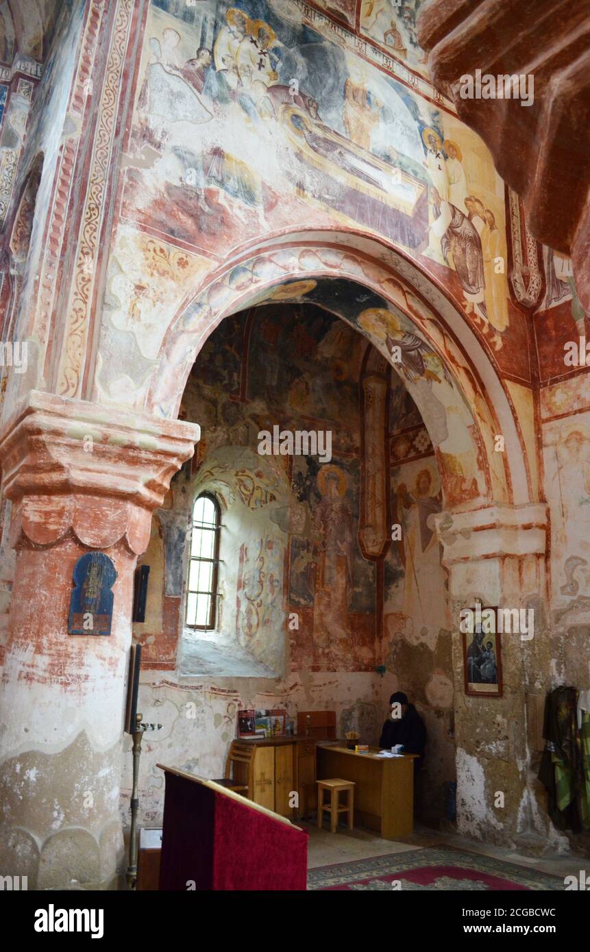 Georgia Republic - Inside Gelati Monastery Chapel Stock Photo - Alamy