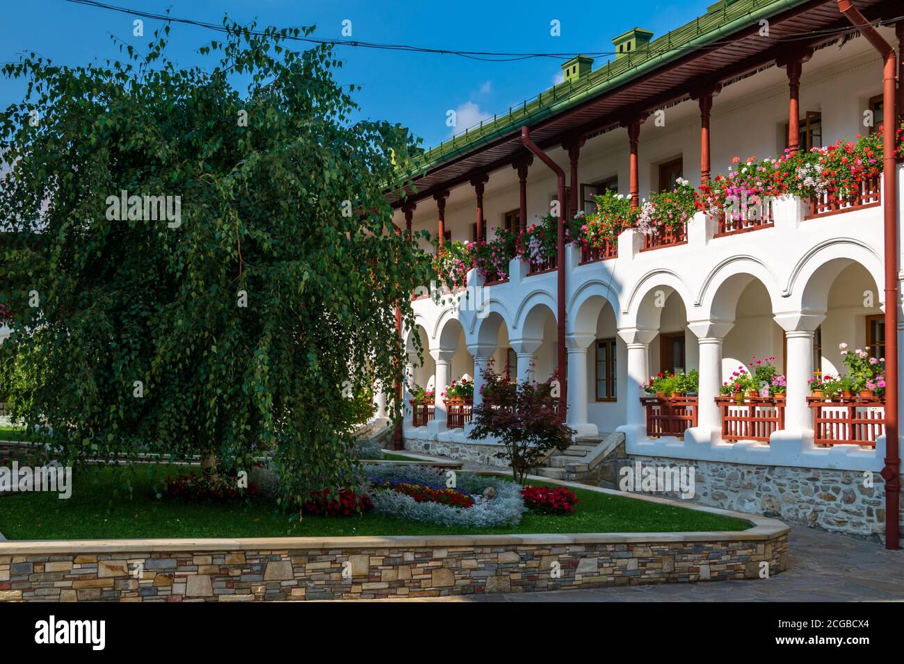 Agapia Orthodox Monastery, Neamt, Romania Stock Photo - Alamy