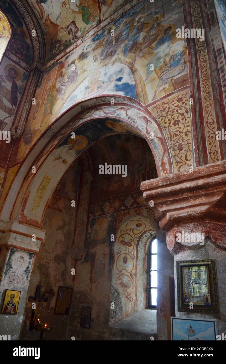 Georgia Republic - Inside Gelati Monastery Chapel Stock Photo - Alamy