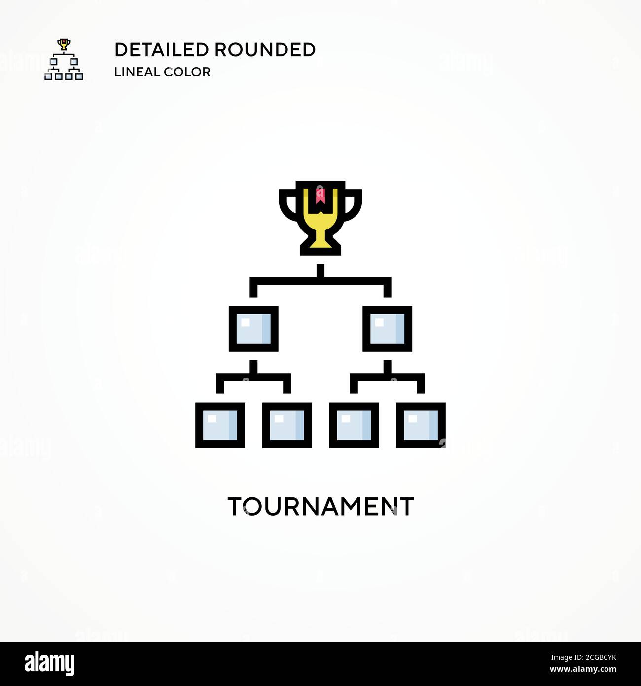Tournament vector icon. Modern vector illustration concepts. Easy to ...
