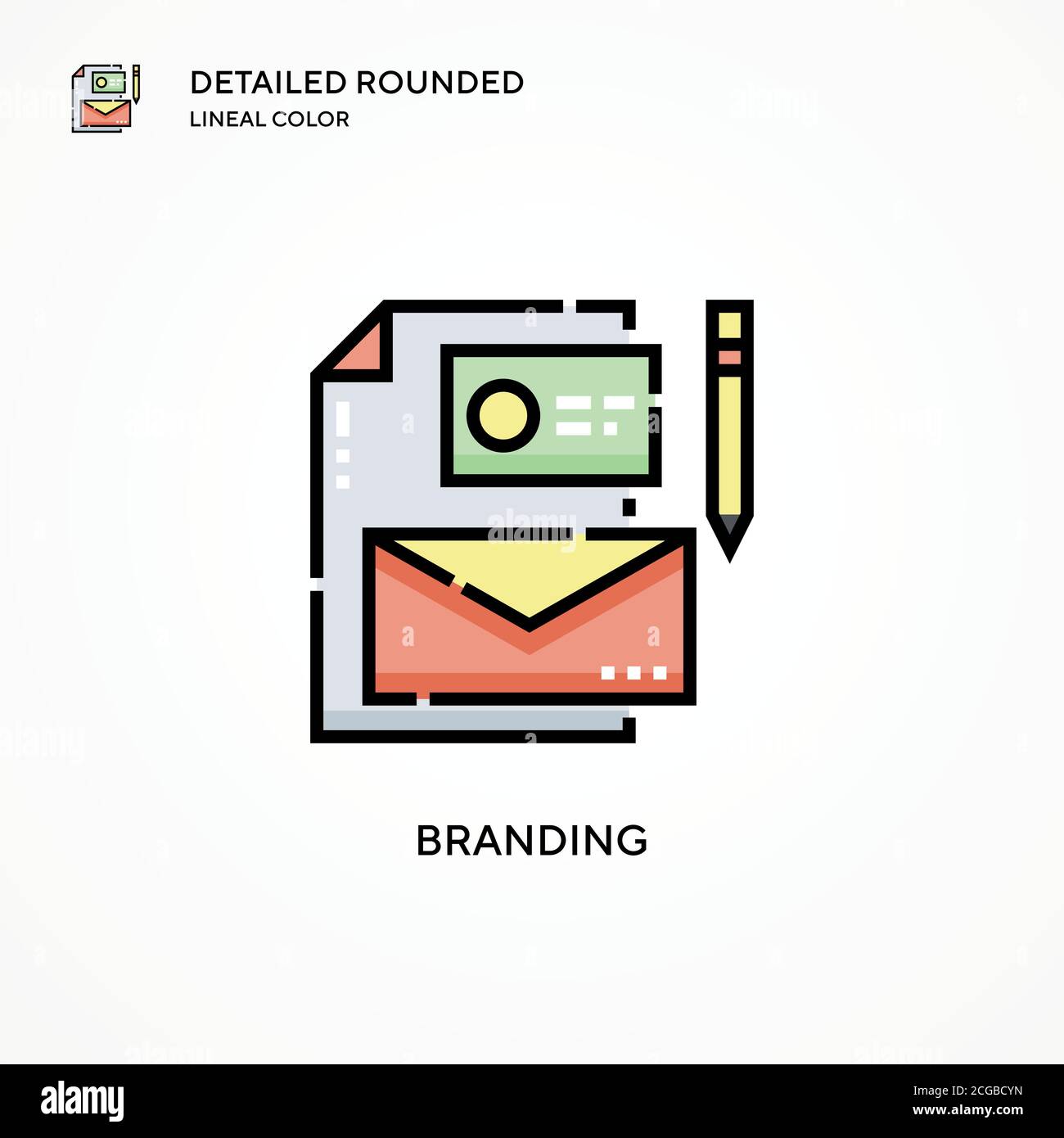 Branding vector icon. Modern vector illustration concepts. Easy to edit ...