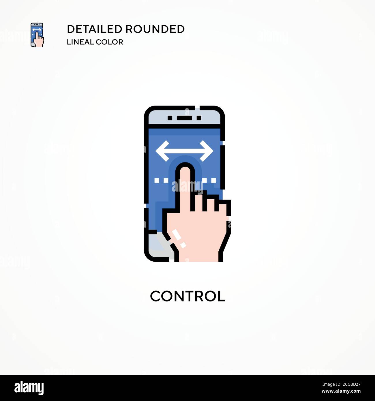 Control vector icon. Modern vector illustration concepts. Easy to edit ...
