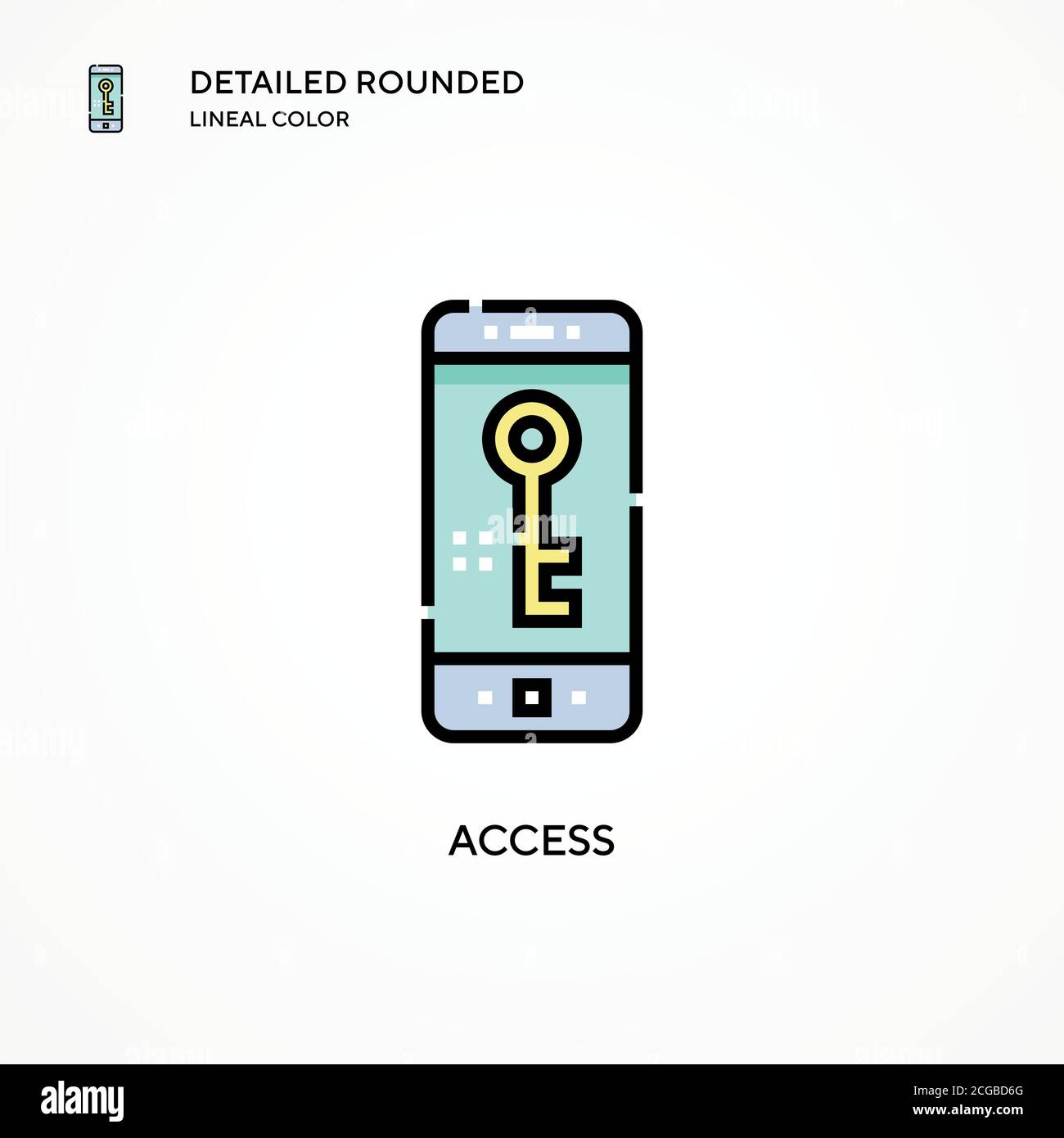 Access vector icon. Modern vector illustration concepts. Easy to edit ...