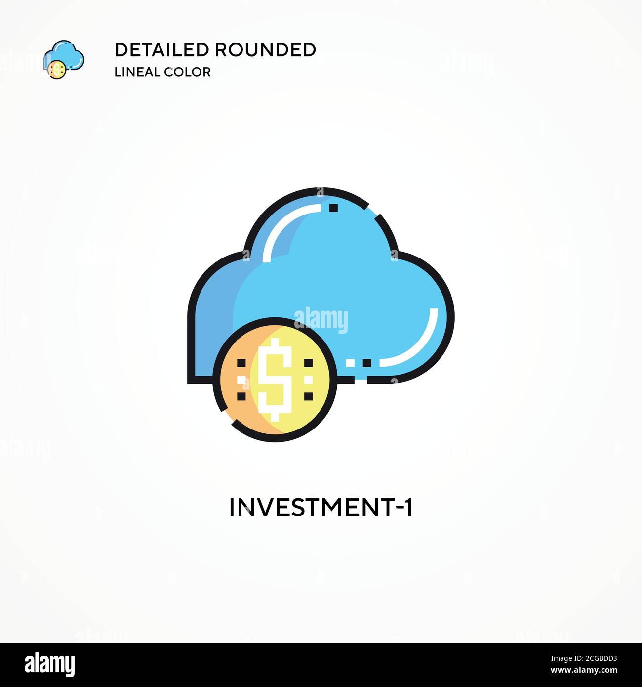 Investment-1 vector icon. Modern vector illustration concepts. Easy to ...