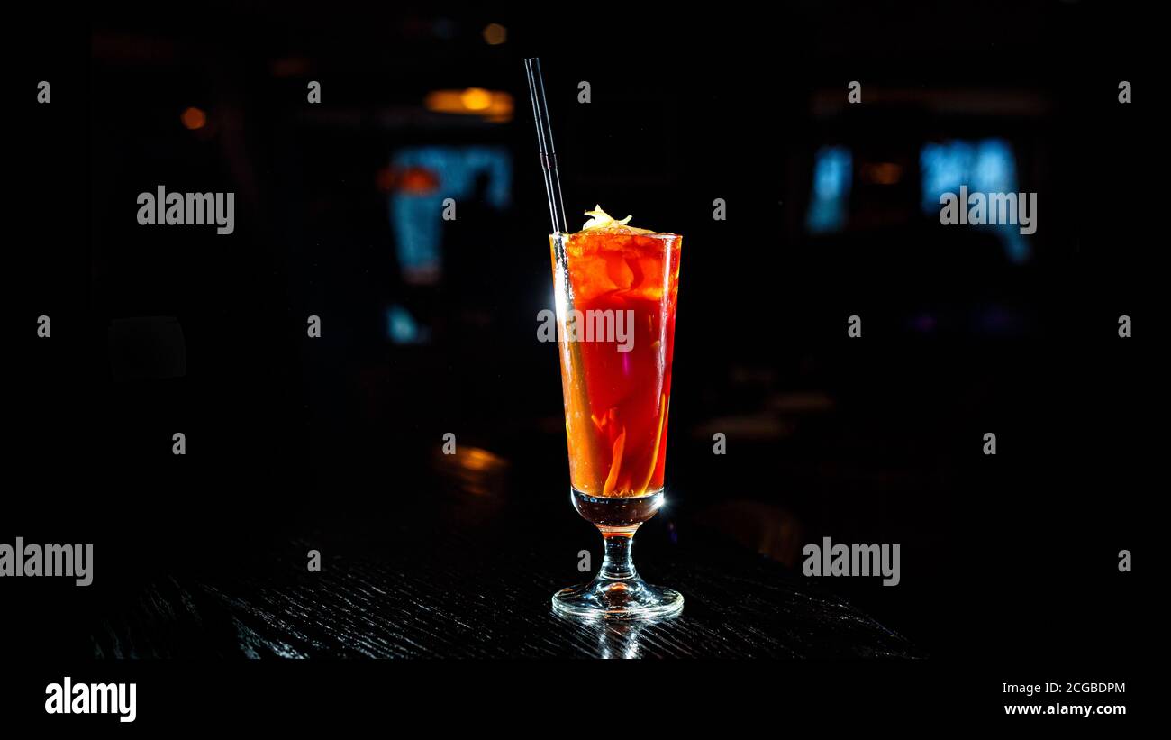 Fruit juice dark red glass hi-res stock photography and images - Alamy