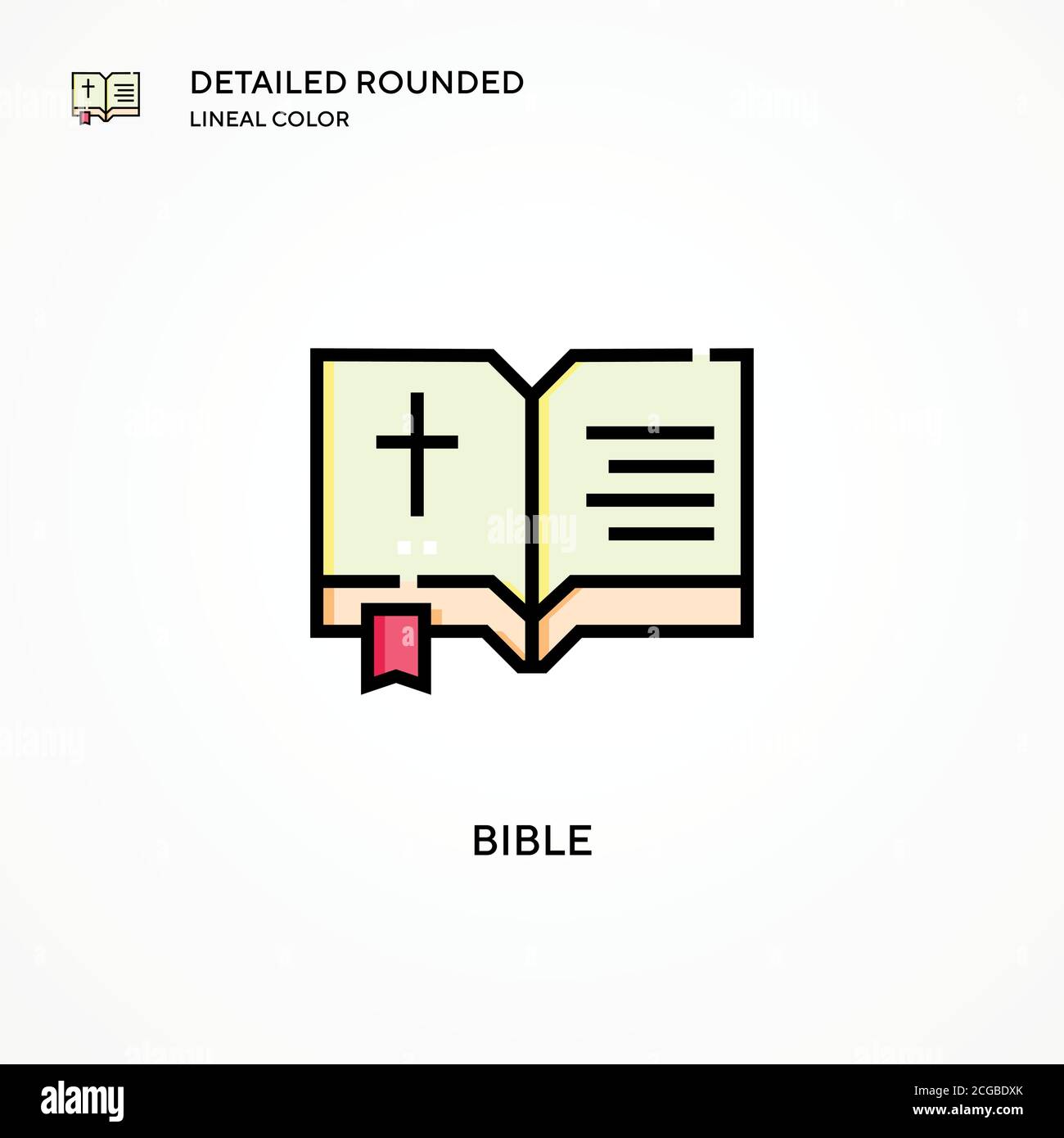 Bible vector icon. Modern vector illustration concepts. Easy to edit ...