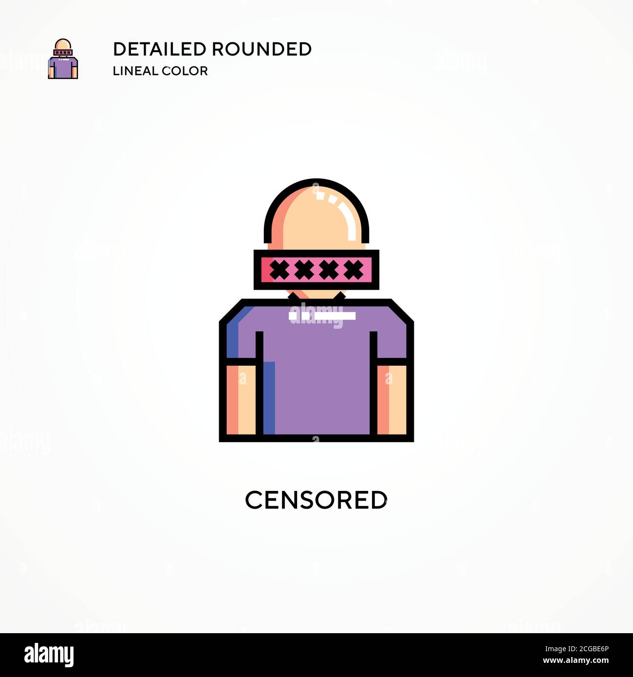 Censoring vector vectors hi-res stock photography and images - Alamy