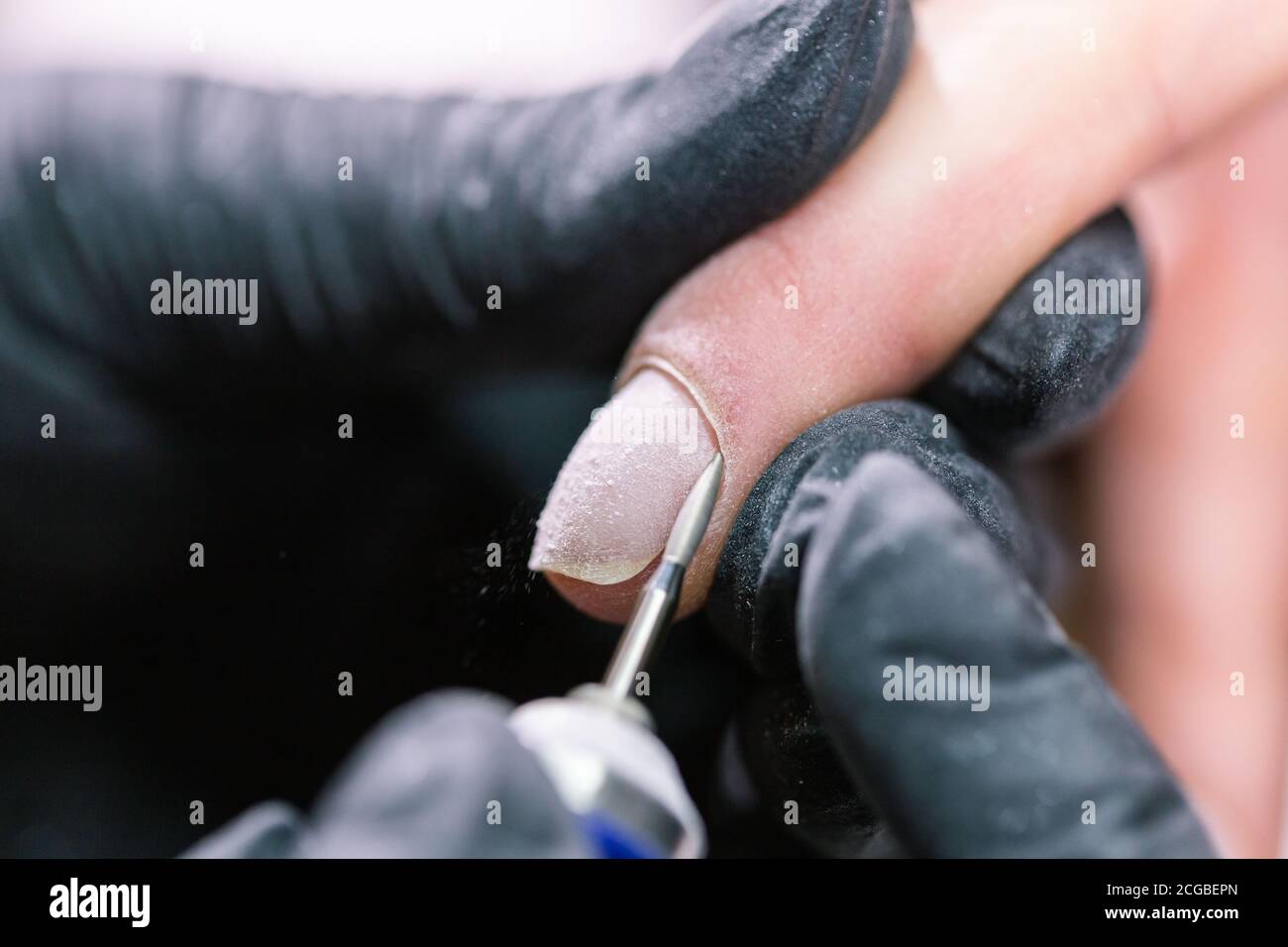Female removing debris cleaning hi-res stock photography and images - Alamy
