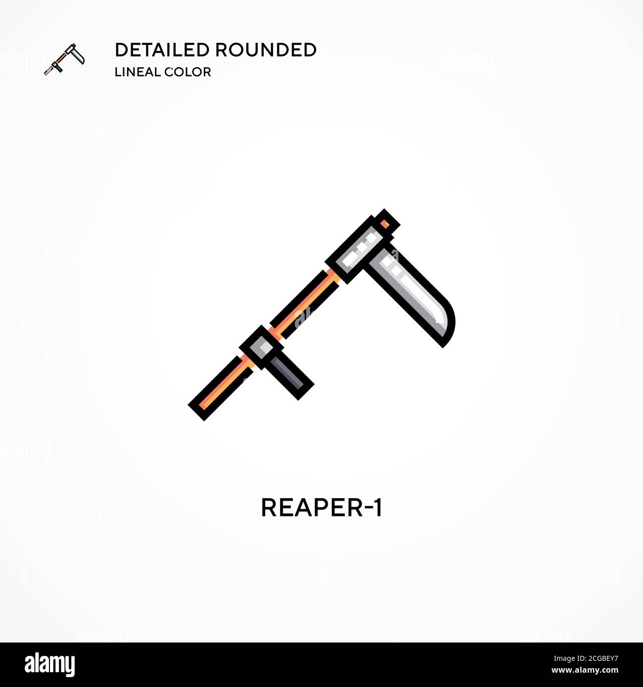 Reaper-1 vector icon. Modern vector illustration concepts. Easy to edit ...