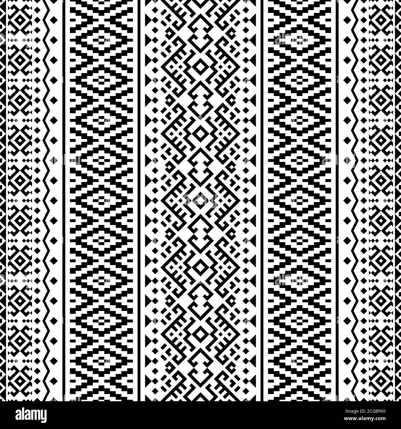 Seamless ethnic pattern texture background in tribal motif illustration ...