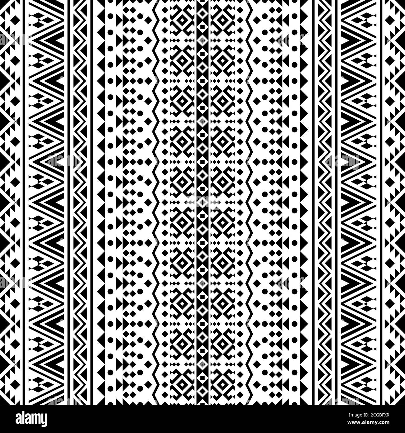 Seamless ethnic pattern texture background in tribal motif illustration ...