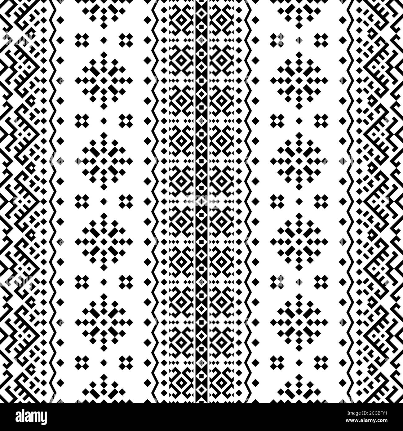 Traditional Seamless Ethnic Pattern Texture Background Design