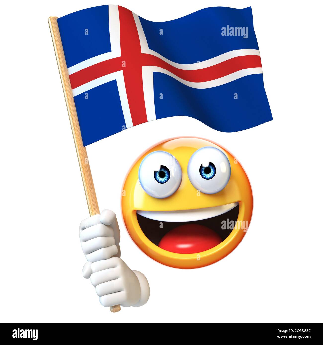 Waving Goodbye Smiley Face