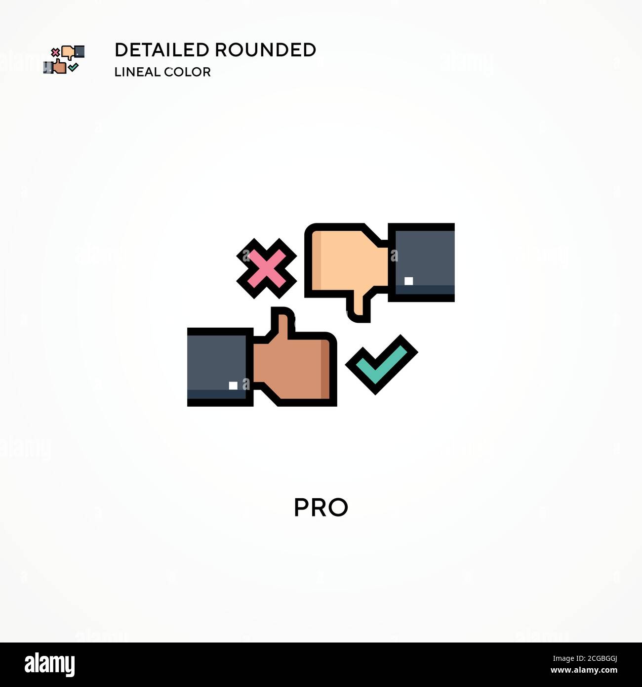 Pro vector icon. Modern vector illustration concepts. Easy to edit and ...