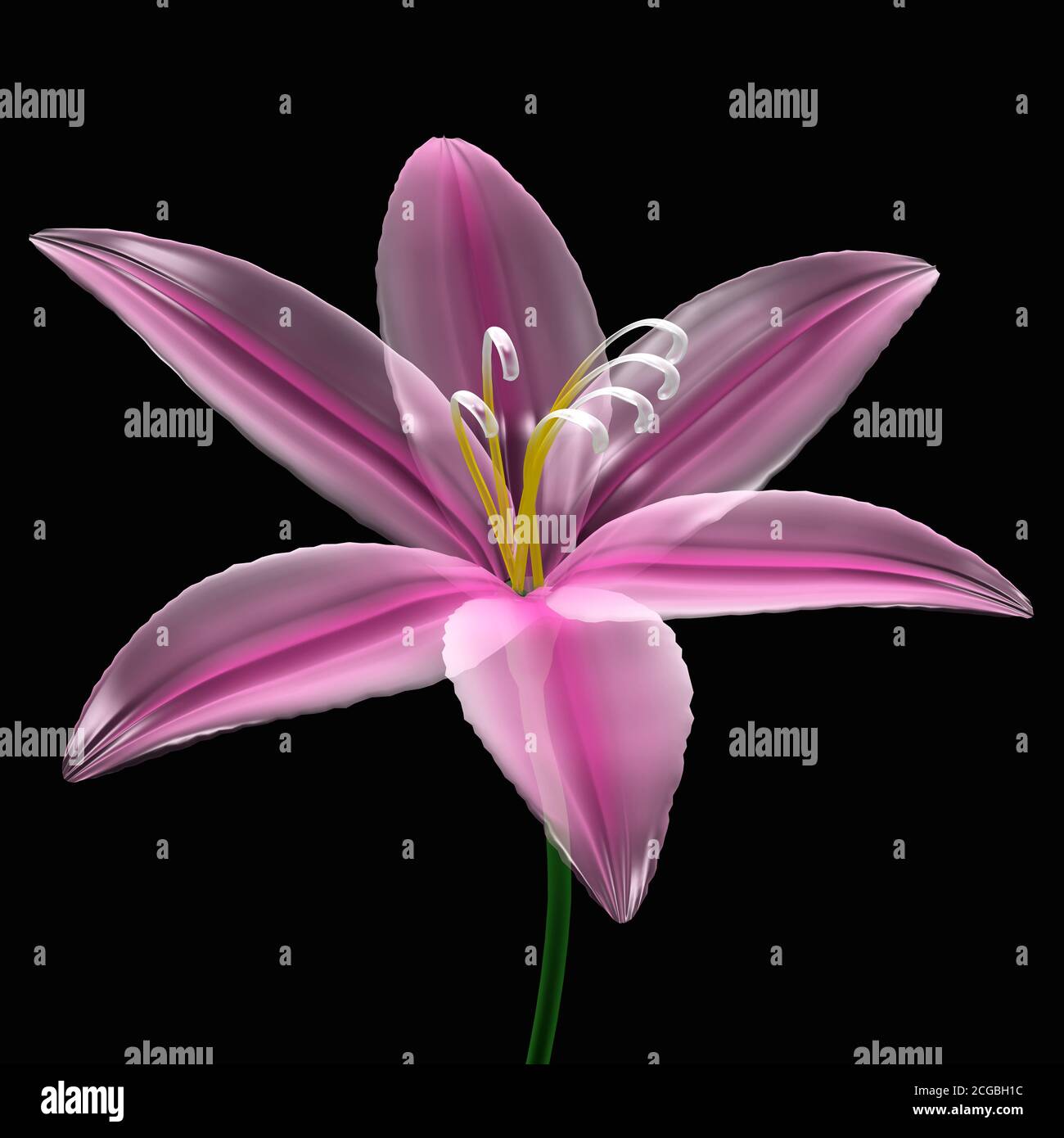 3D render of artificial flower Stock Photo - Alamy