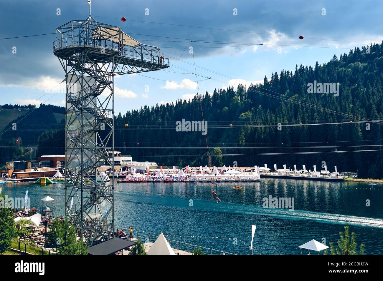 Bungee bungie bungy jump hi-res stock photography and images - Alamy