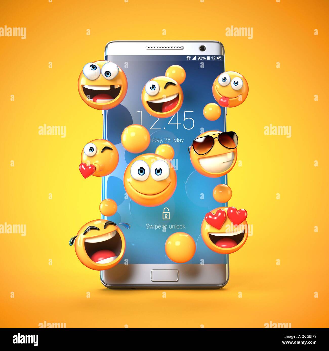 Cartoon emoticons hi-res stock photography and images - Alamy
