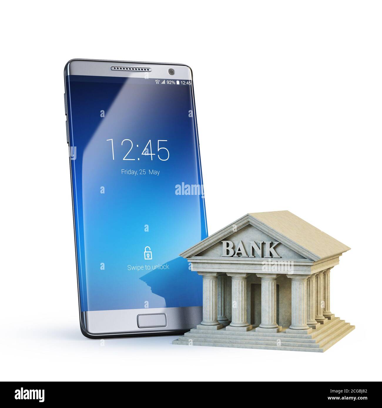 Mobile phone online banking hi-res stock photography and images - Alamy