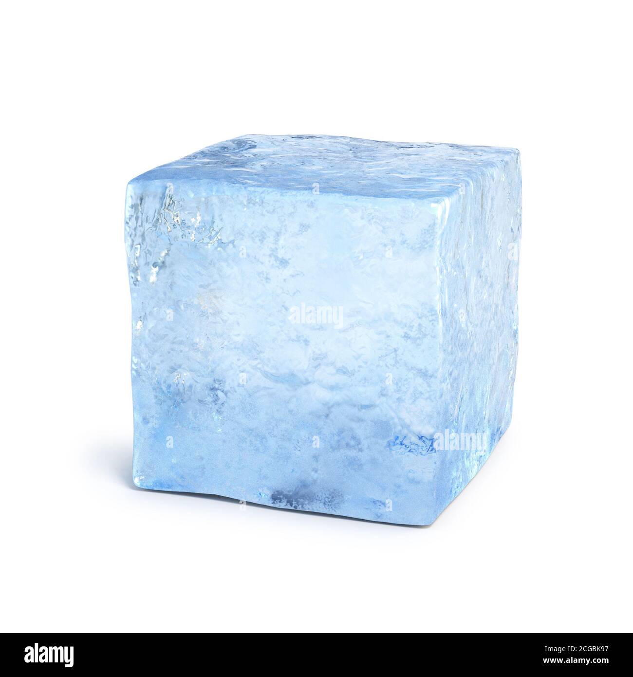 Ice block 3d rendering Stock Photo - Alamy
