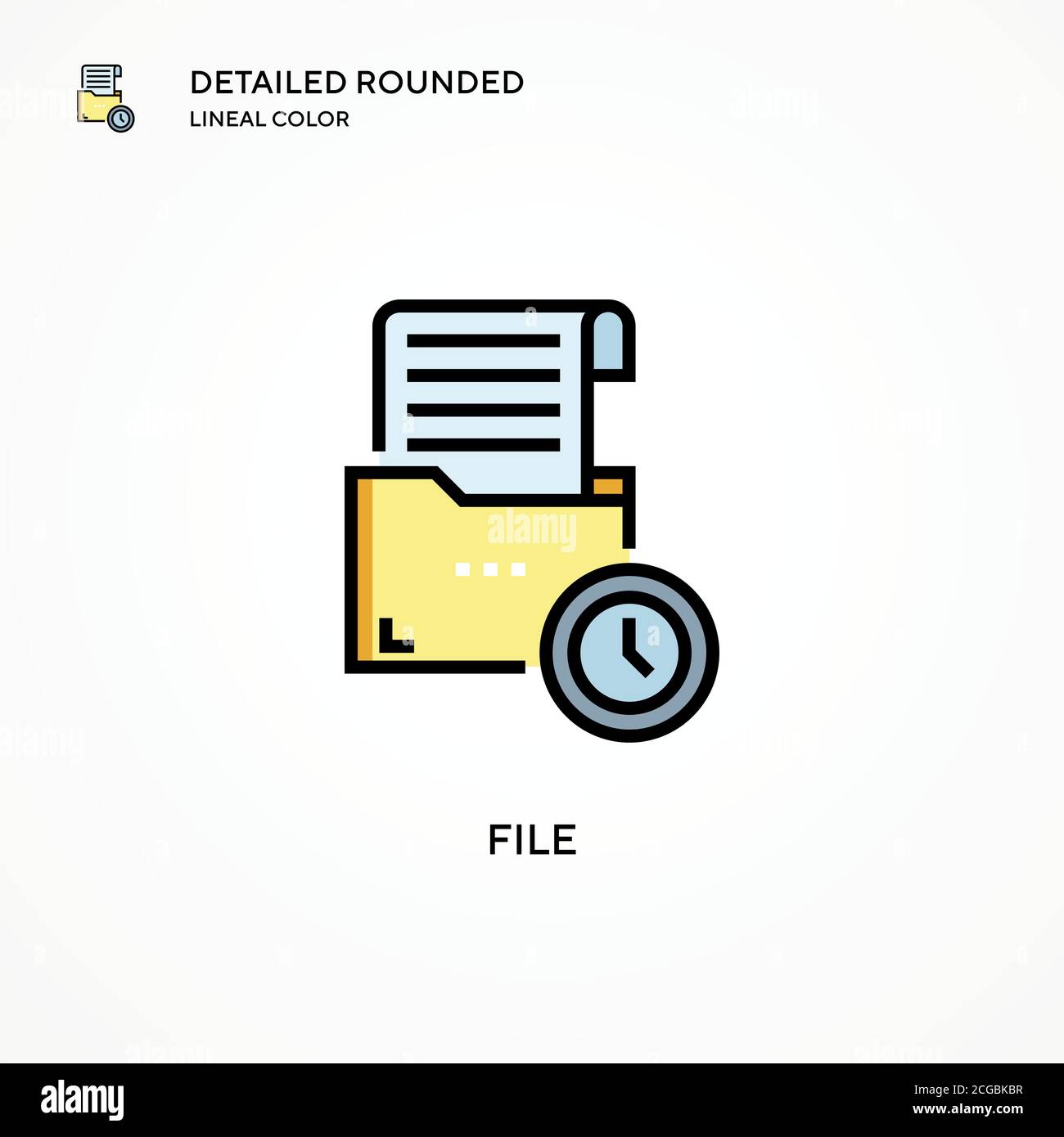File vector icon. Modern vector illustration concepts. Easy to edit and ...