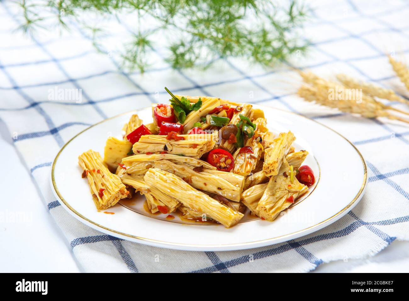 Cold bean curd stick Stock Photo - Alamy
