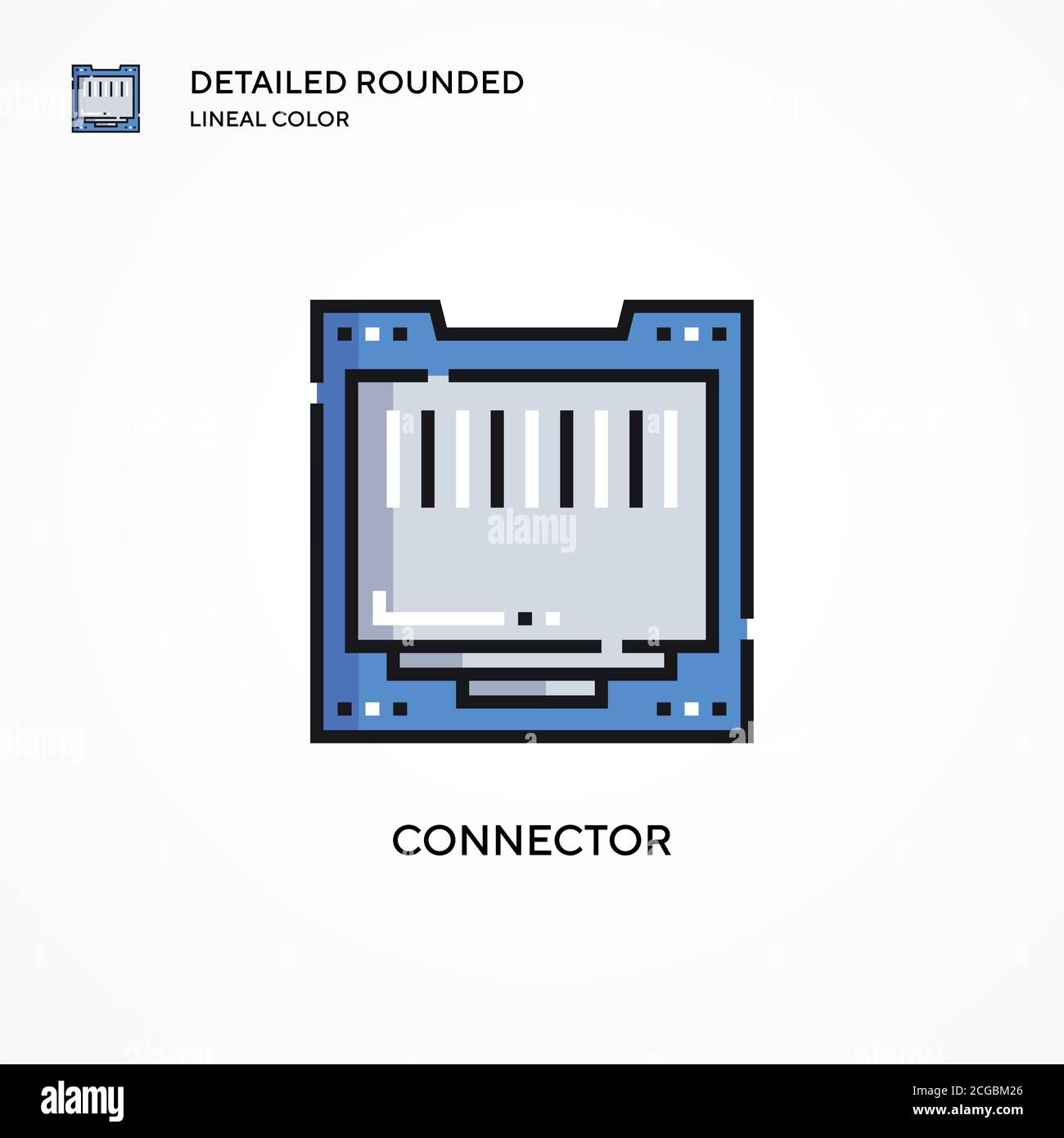 Electrical terminal connectors Stock Vector Images - Alamy