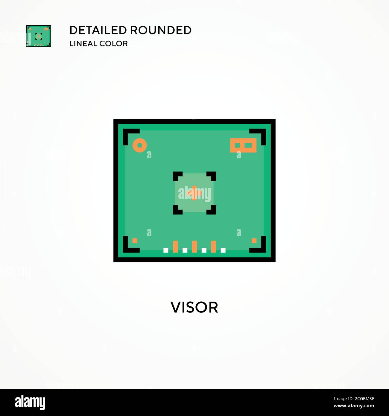 Visor vector icon. Modern vector illustration concepts. Easy to edit ...